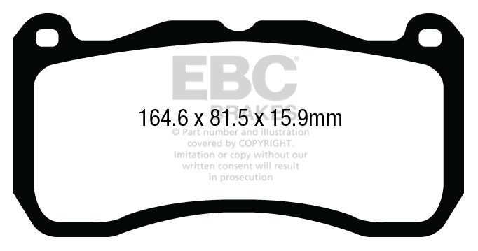 Alfa Romeo 6 pot EBC Yellowstuff (Front) – FreakyParts